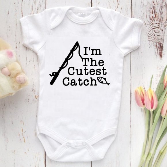 Gerber | One Pieces | Im The Cutest Catch Baby Onesie | Poshmark